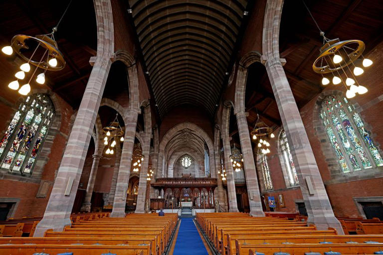 The church known as 'Southport Cathedral' with a 100-year-old time ...