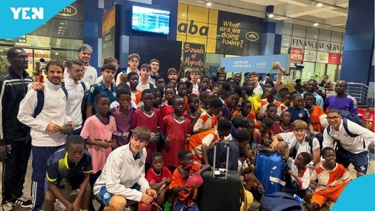 Como 1907 arrive in Ghana for week-long youth football development project