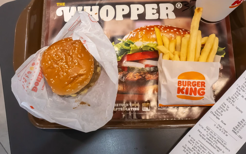 Dietitians highlight Whopper Junior as a balanced fast-food pick