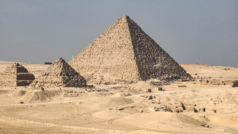 The Great Pyramid of Giza was the tallest structure built by humans for ...