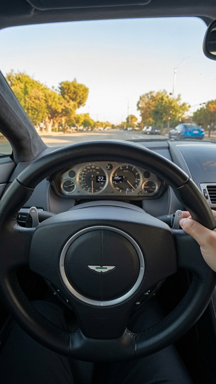Inside the Aston Martin V8 Vantage's classic design