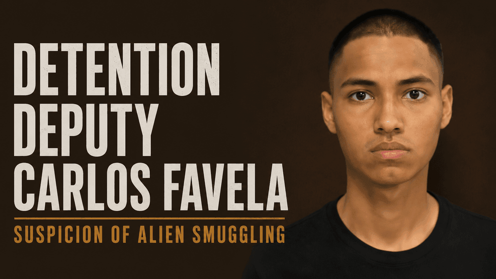 Deputy arrested on human smuggling charges after border checkpoint stop