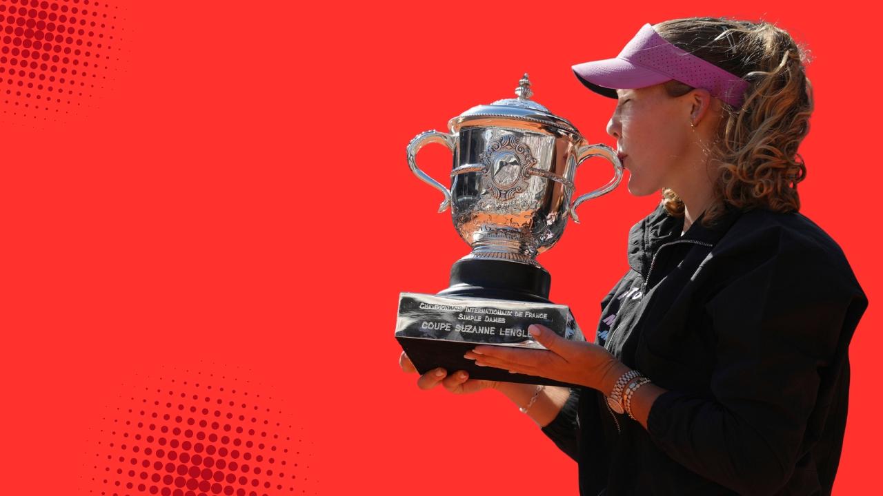 French Open winner Andreeva: "I wanted to impersonate Federer"