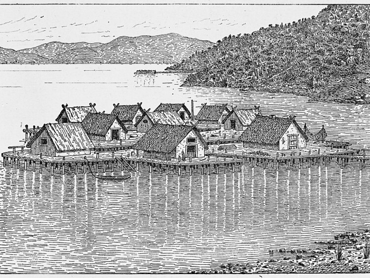 In 1854, wooden stakes in a Swiss lake exposed the everyday lives of ...
