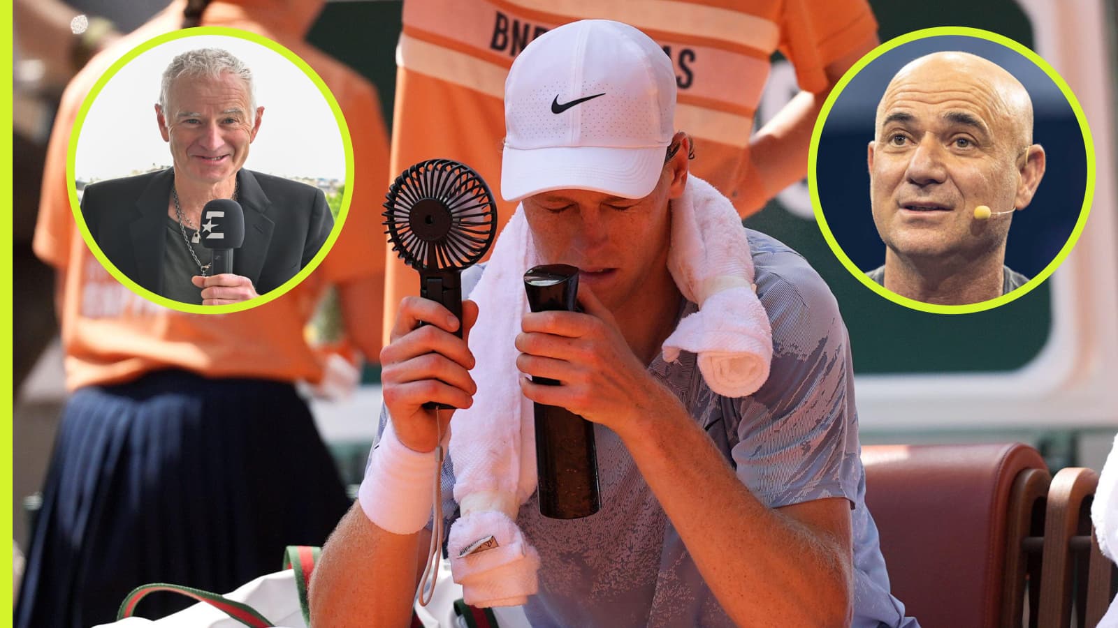 John McEnroe responds to Andre Agassi’s stinging criticism of Jannik Sinner