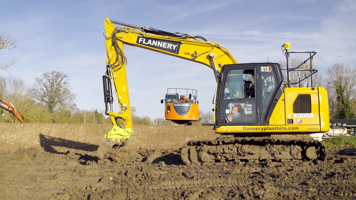This powerful machine makes digging look easy