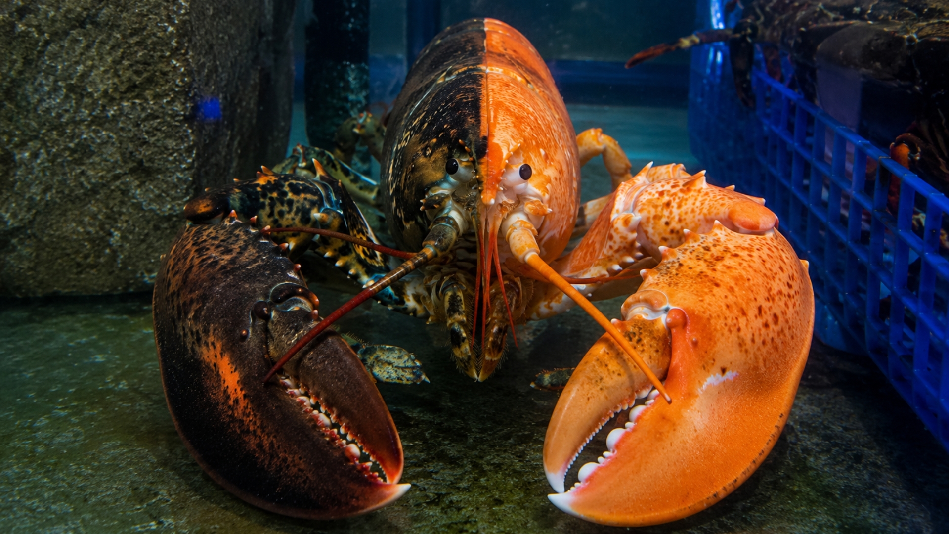 Rare half-and-half lobster found off Cape Cod stuns fishermen