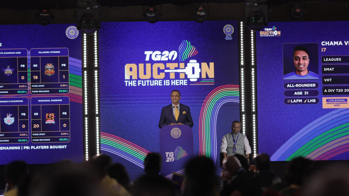 Tilak, Siraj Headline TG20 Auctionrsquo;s Icon Category; Arfaz Ahmed ...