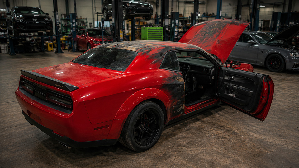 Rebuilding my burned Dodge Demon