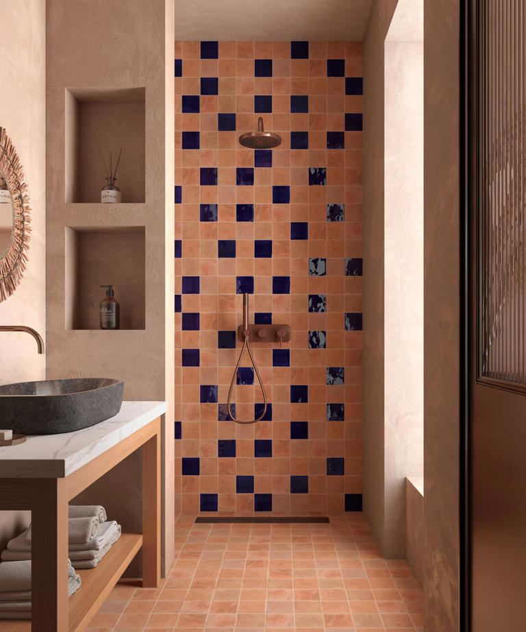 The tile pattern tricks designers use to make any space look bigger