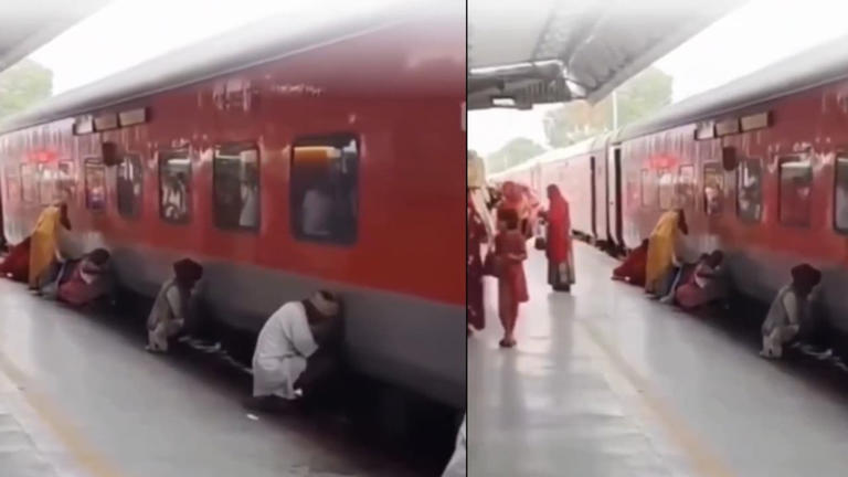 Caught on camera: Viral video shows men urinating in plain sight at ...