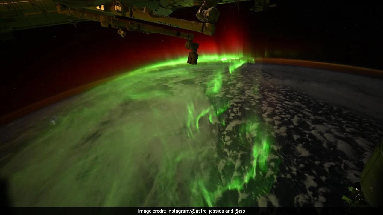 NASA astronaut shares aurora show from space station; says "A lot going ...