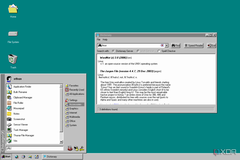 I gave my old Chromebook new life by making it look like Windows 95 ...