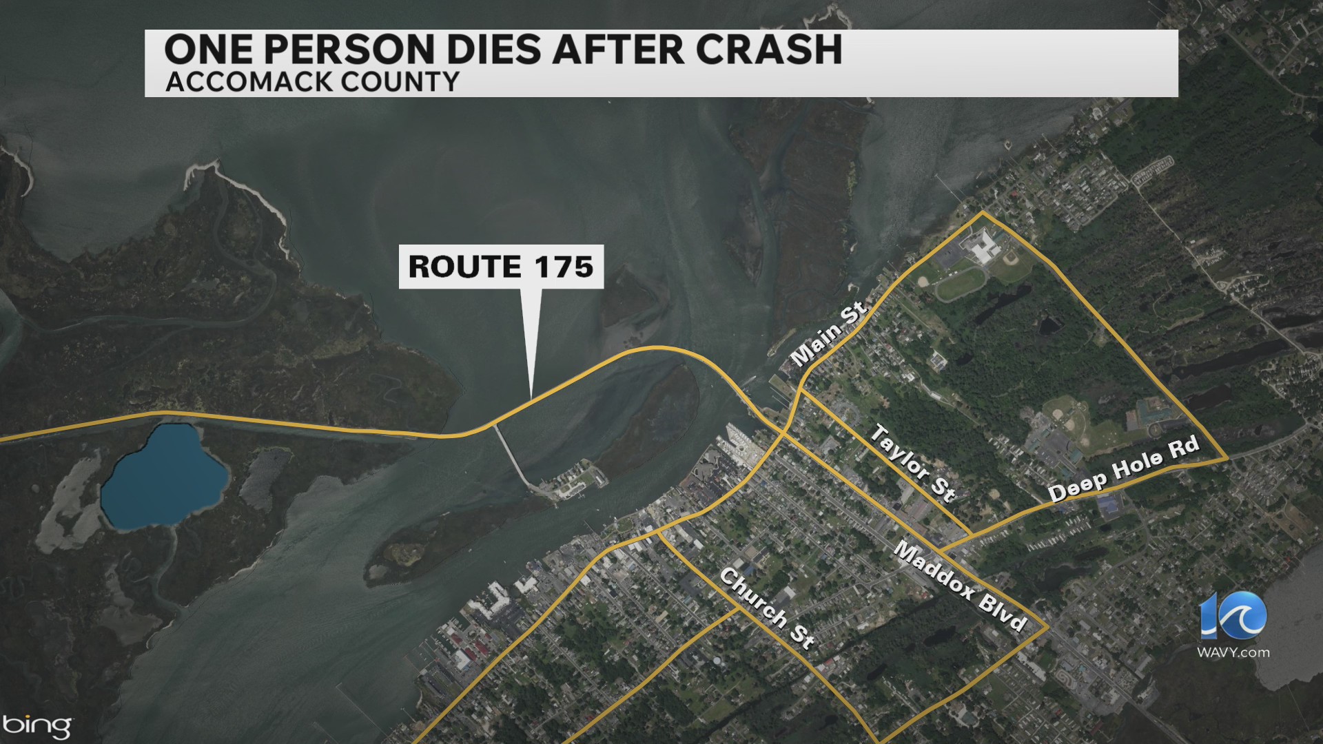 One dead, one injured after two-vehicle crash on Chincoteague Road in ...