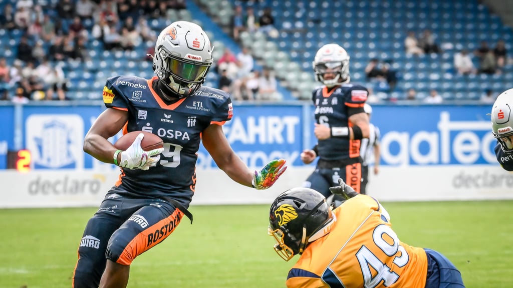 Football-Action im Ostseestadion! Rostock Griffins gewinnen deutlich