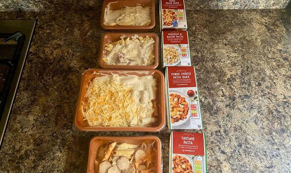 I tried 4 pasta bake ready meals from Sainsbury's - and there's only 1 ...