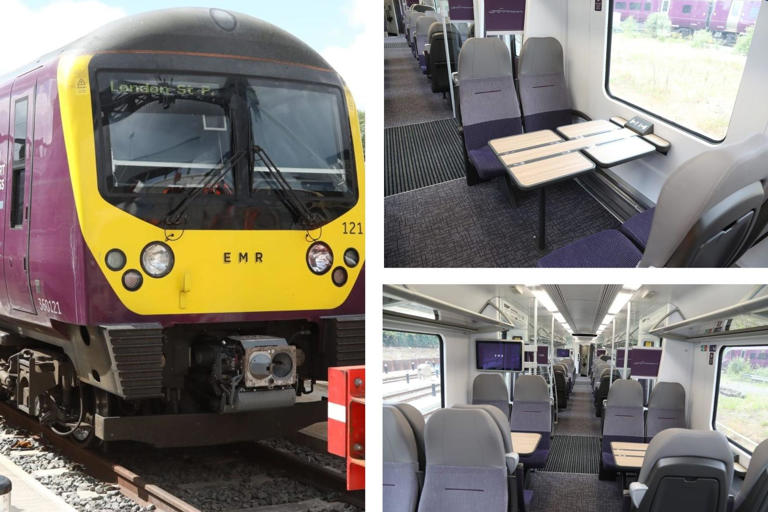 £30m newly-refurbished EMR trains unveiled for Corby, Kettering and ...