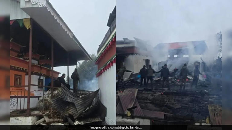 1965-built monastery destroyed in Sikkim fire, religious artefacts damaged