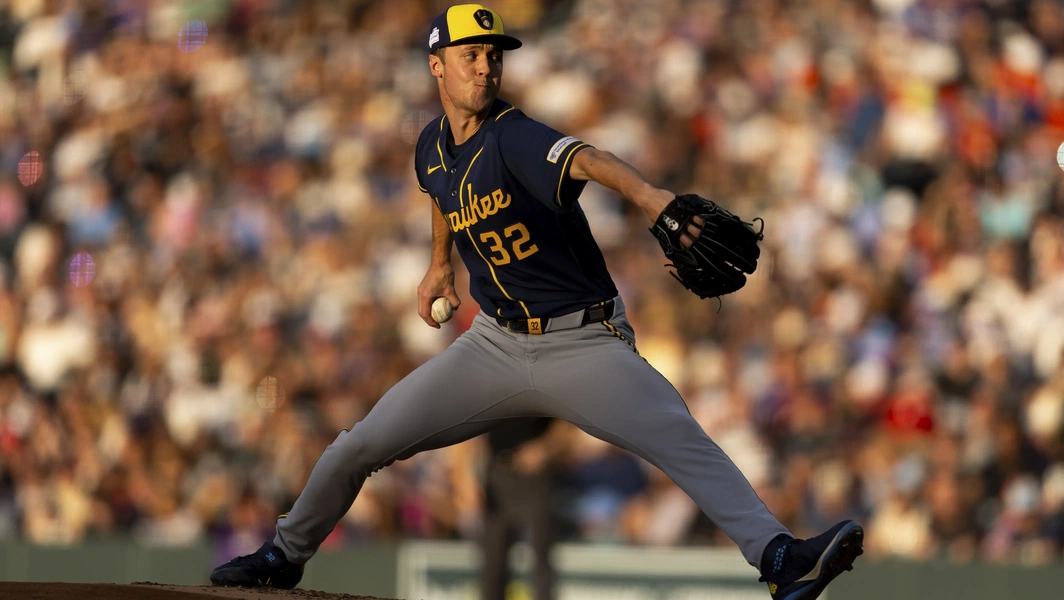 Misiorowski fires record 103.7 mph pitch in Brewers win