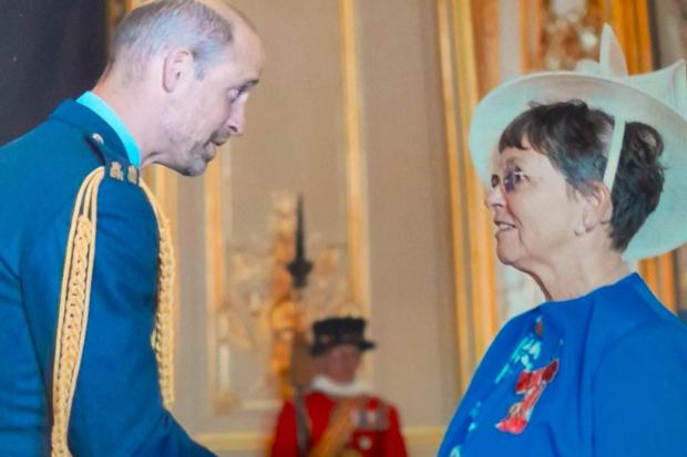 Mold campaigner awarded MBE by Prince William for decades of disability ...