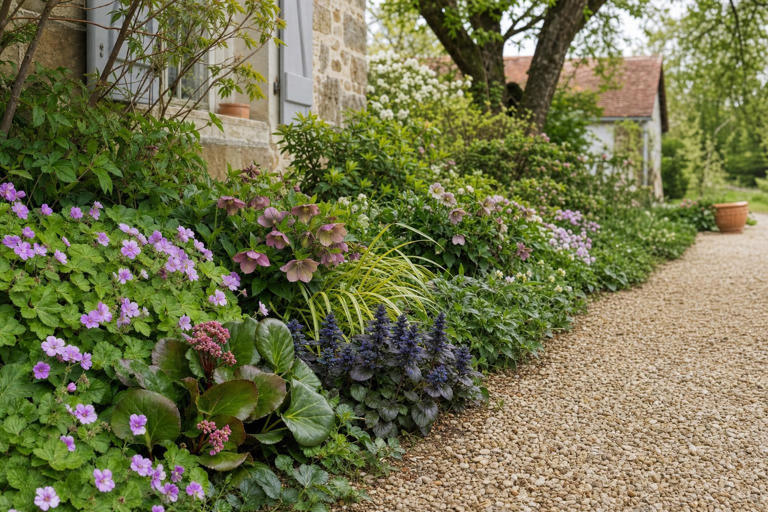 Geranium macrorrhizum, ajuga, liriope : 6 vivaces couvre-sol pour des ...