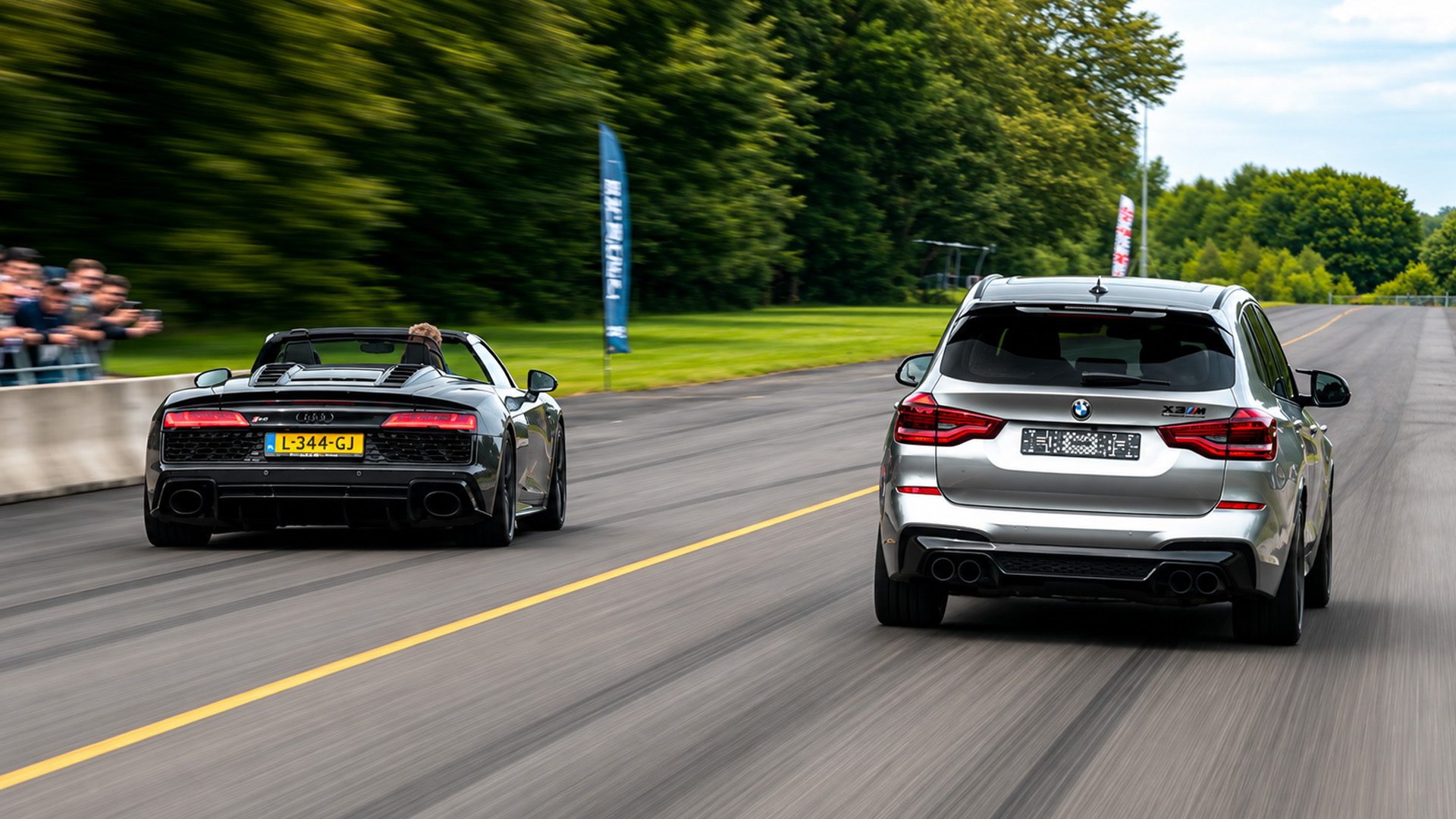 Can BMW SUV beat an Audi sports car in straight line battle?