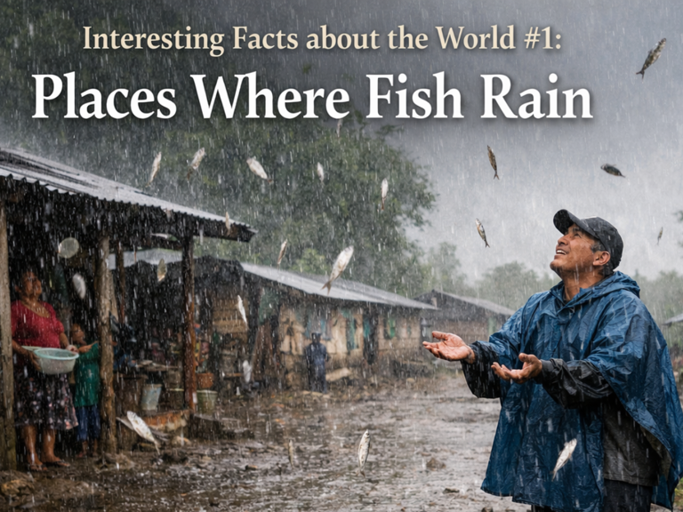 Interesting facts about the world #1: Places where fish rain