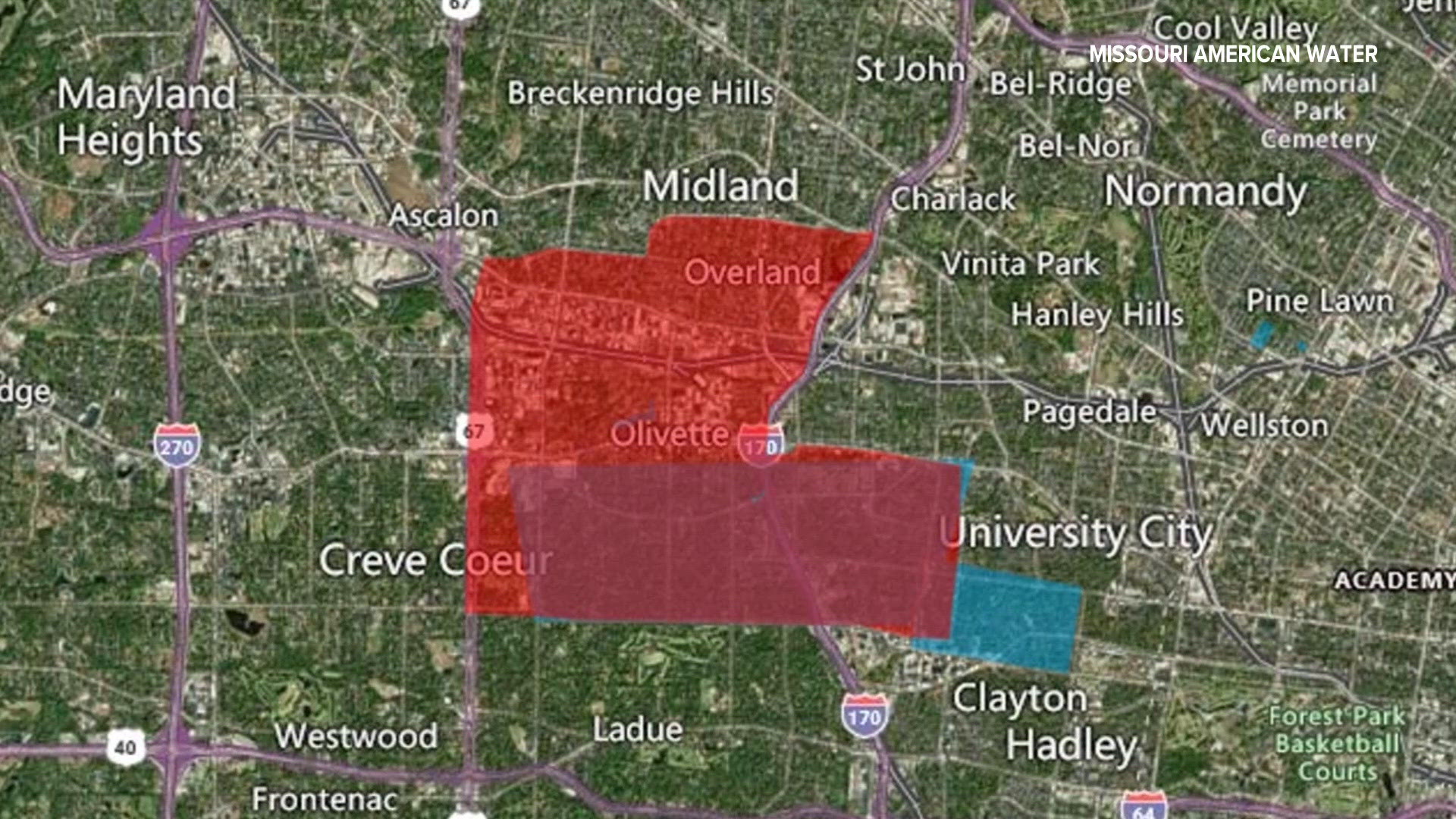 Boil water advisory issued for more than 12,000 in St. Louis County