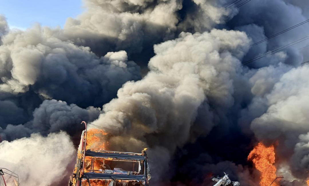 Huge fire that destroyed 36 double-decker buses believed to be arson