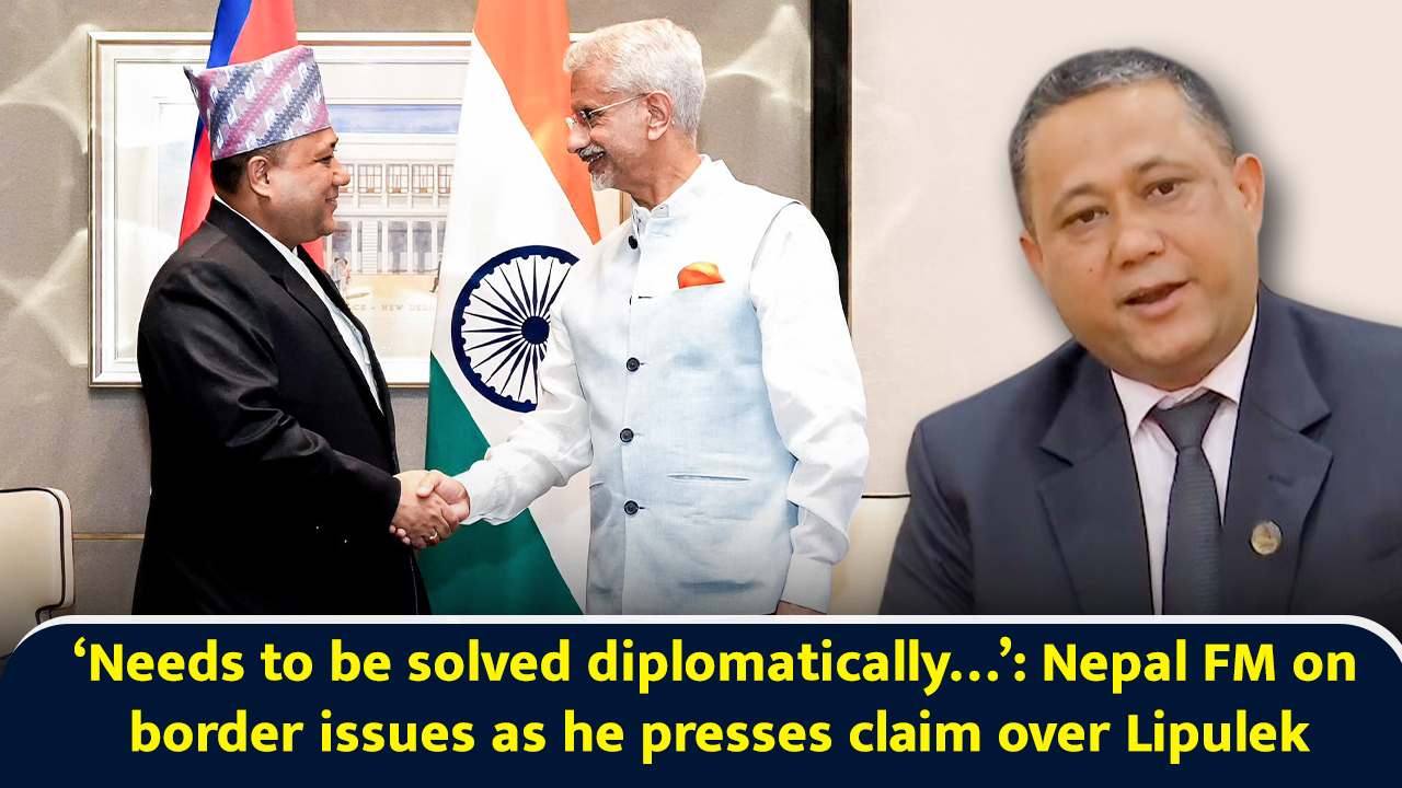Needs to be solved diplomatically…: Nepal FM on border issues as he ...