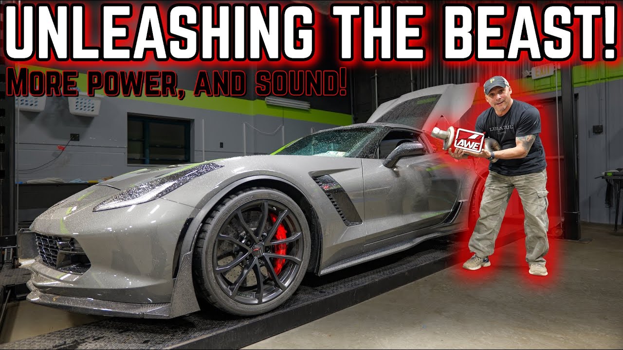 Level up your C7 Corvette Z06 with the AWE exhaust! Review and install!