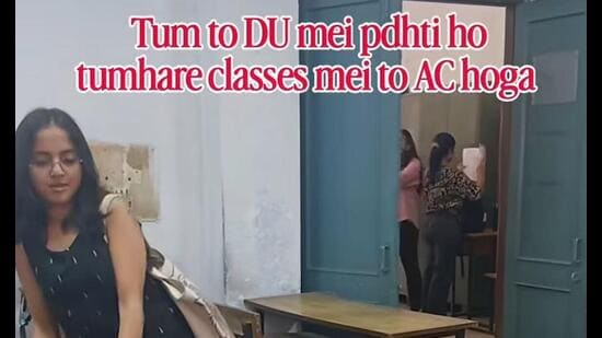 Delhi University students turn to Reels to highlight infra concerns