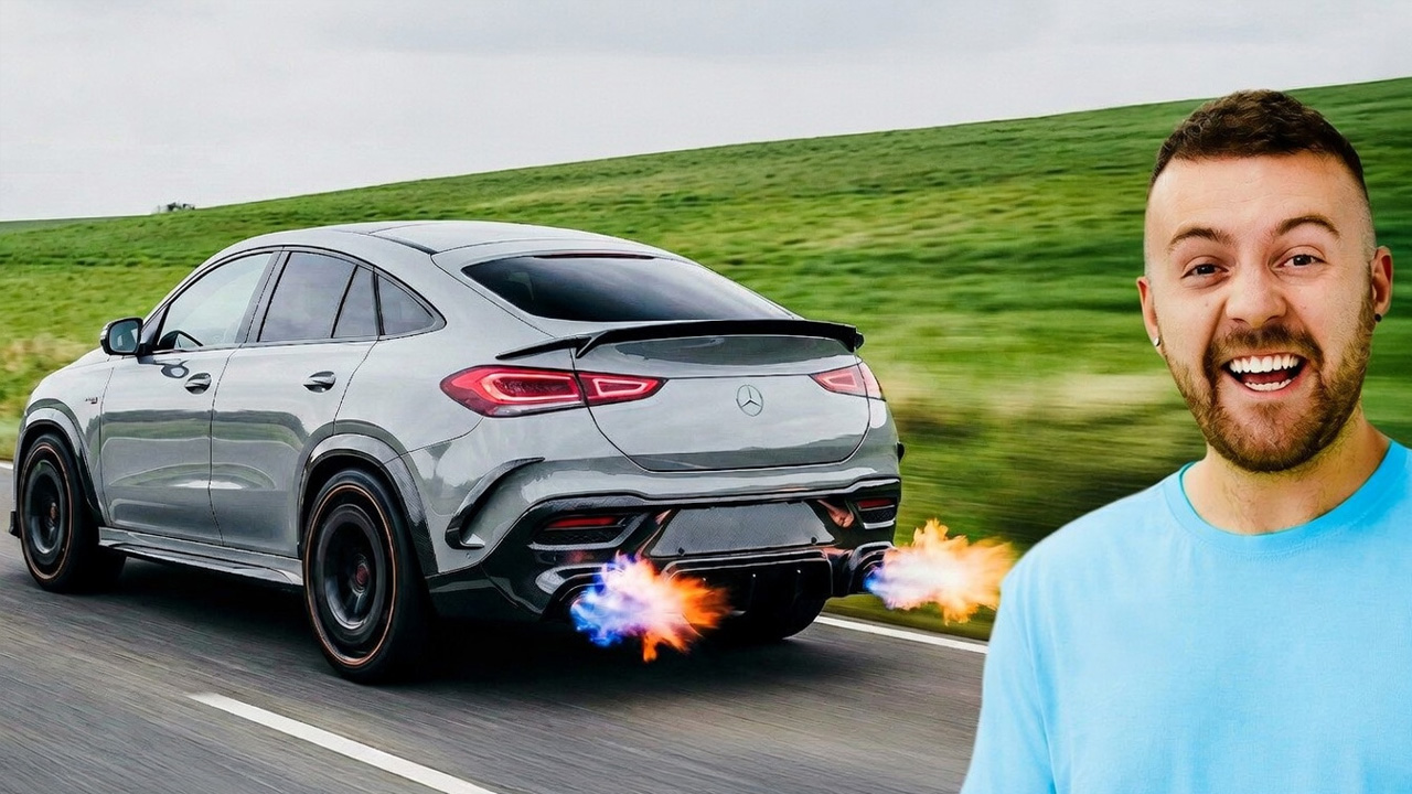 Attempting to finish fixing a heavily damaged luxury AMG SUV