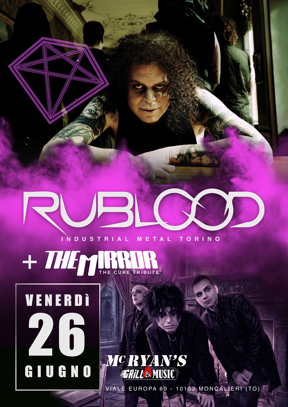Rublood: il 26 giugno serata al Mc Ryan’s di Moncalieri (TO)
