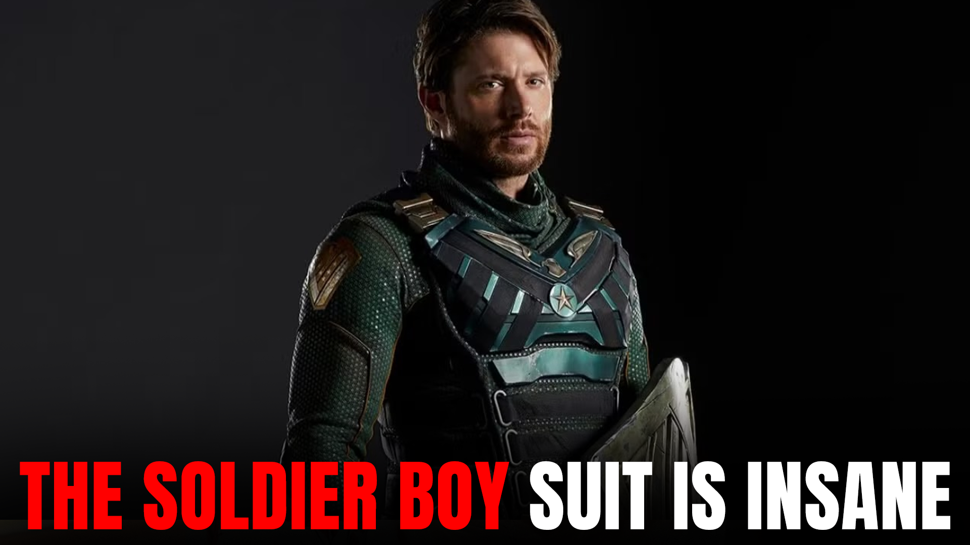 Why Jensen Ackles needs 5 people to get into his Soldier Boy suit