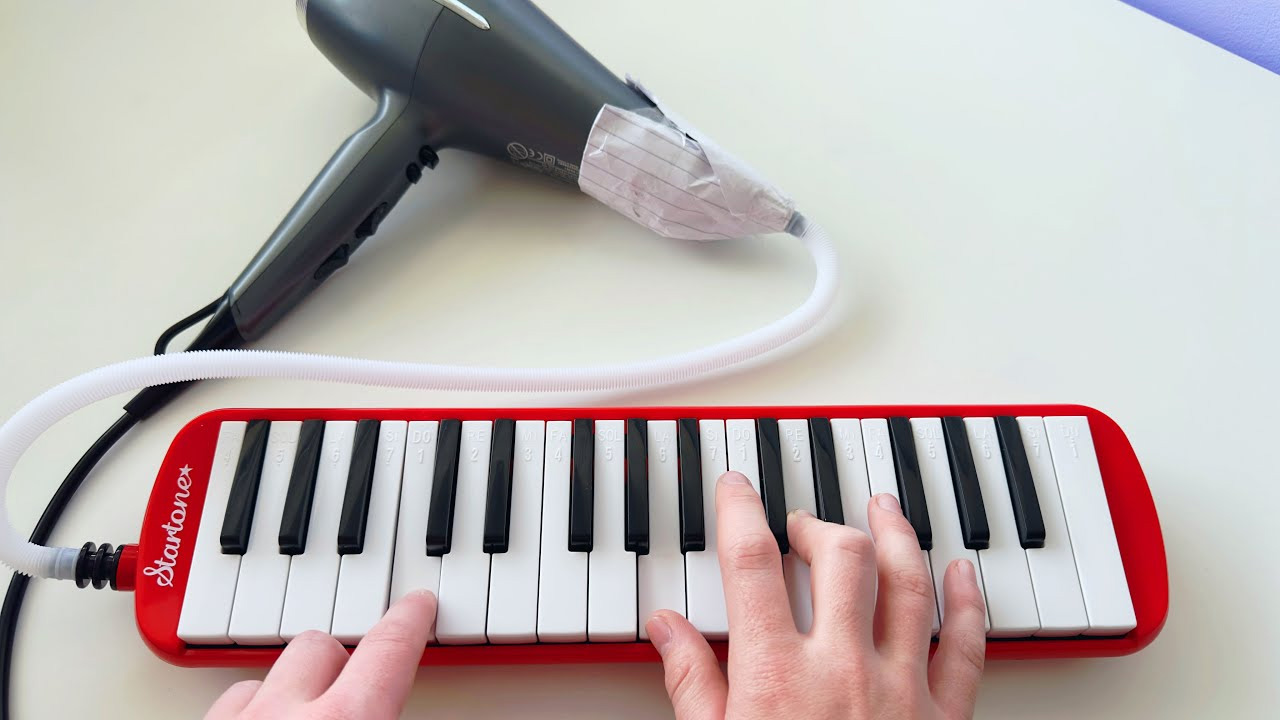 Playing viral internet memes on a melodica with unique sound style