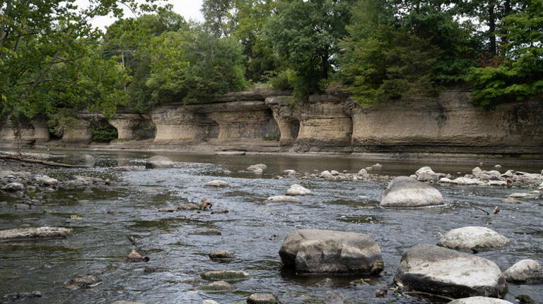 Indiana's secret oasis provides towering rock pillars and scenic trails ...