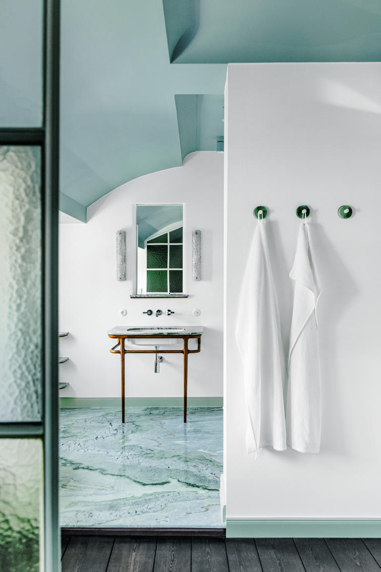 This 120-year-old villa's modern color palette works wonders