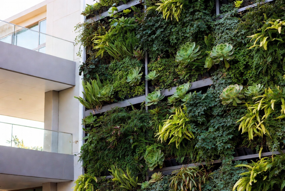 Come creare un muro verde low-maintenance