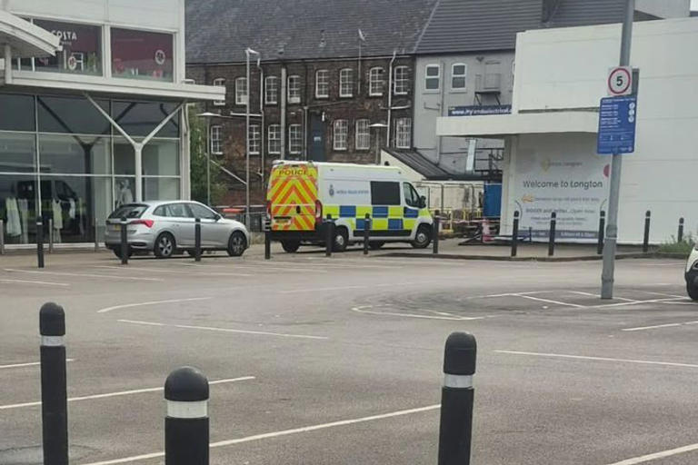 Police presence on Longton Tesco car park after double stabbing