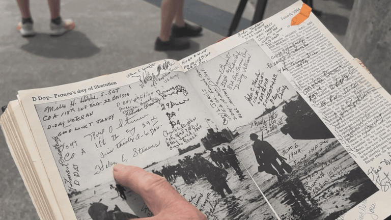 Veteran preserves World War II history through autographs