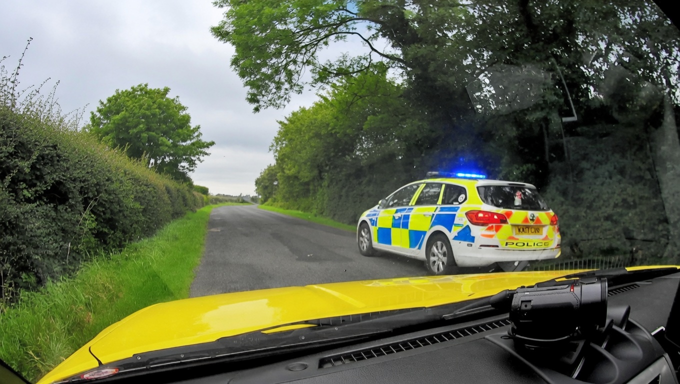 Unexpected police stop on the way to Ford Fair