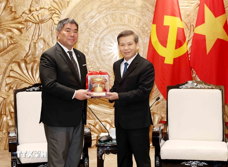 Đồng chí Lê Minh Trí, Trưởng Ban Nội chính Trung ương tiếp Phó Lãnh đạo ...