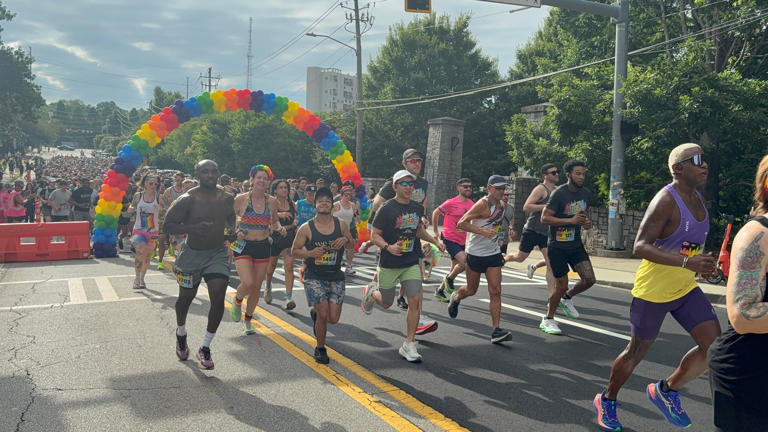 Pride Run ATL takes place at Piedmont Park
