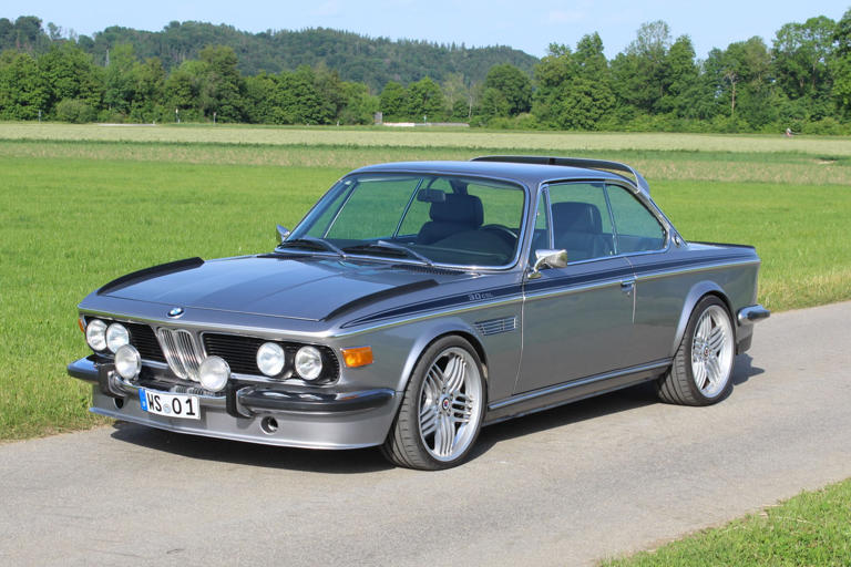 This 1970s BMW CSL coupe is hiding a whole M5 underneath