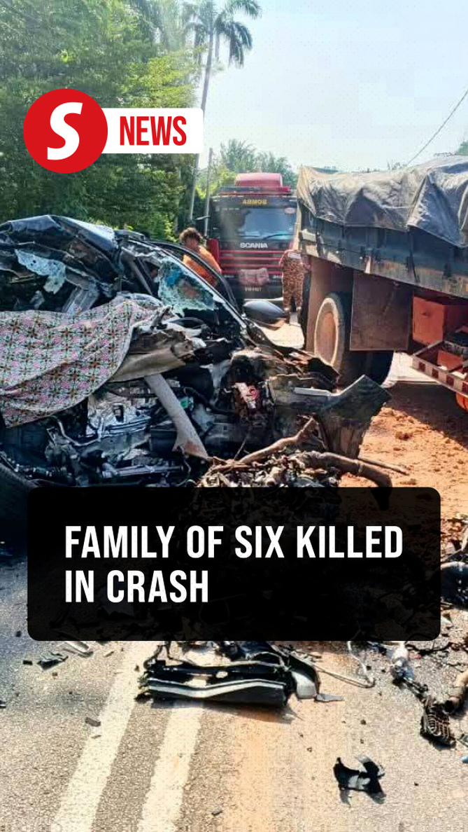 Baby among six in family killed in collision with lorry in Sg Petani