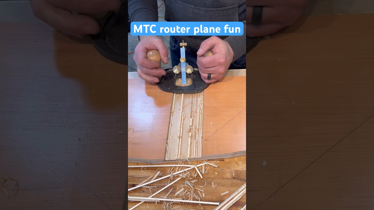 Router plane from Melbourne Tool Company is fun to use! #handtools # ...