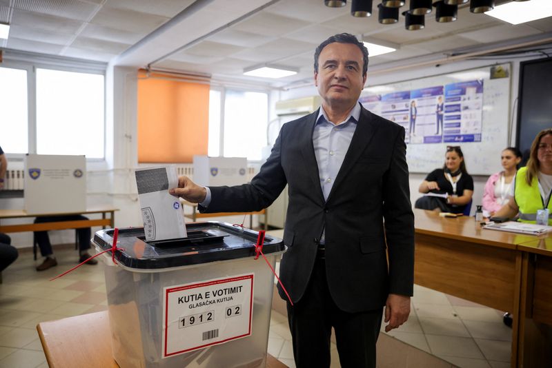 Kosovo's Kurti set to win snap vote, but seen short of majority to end ...