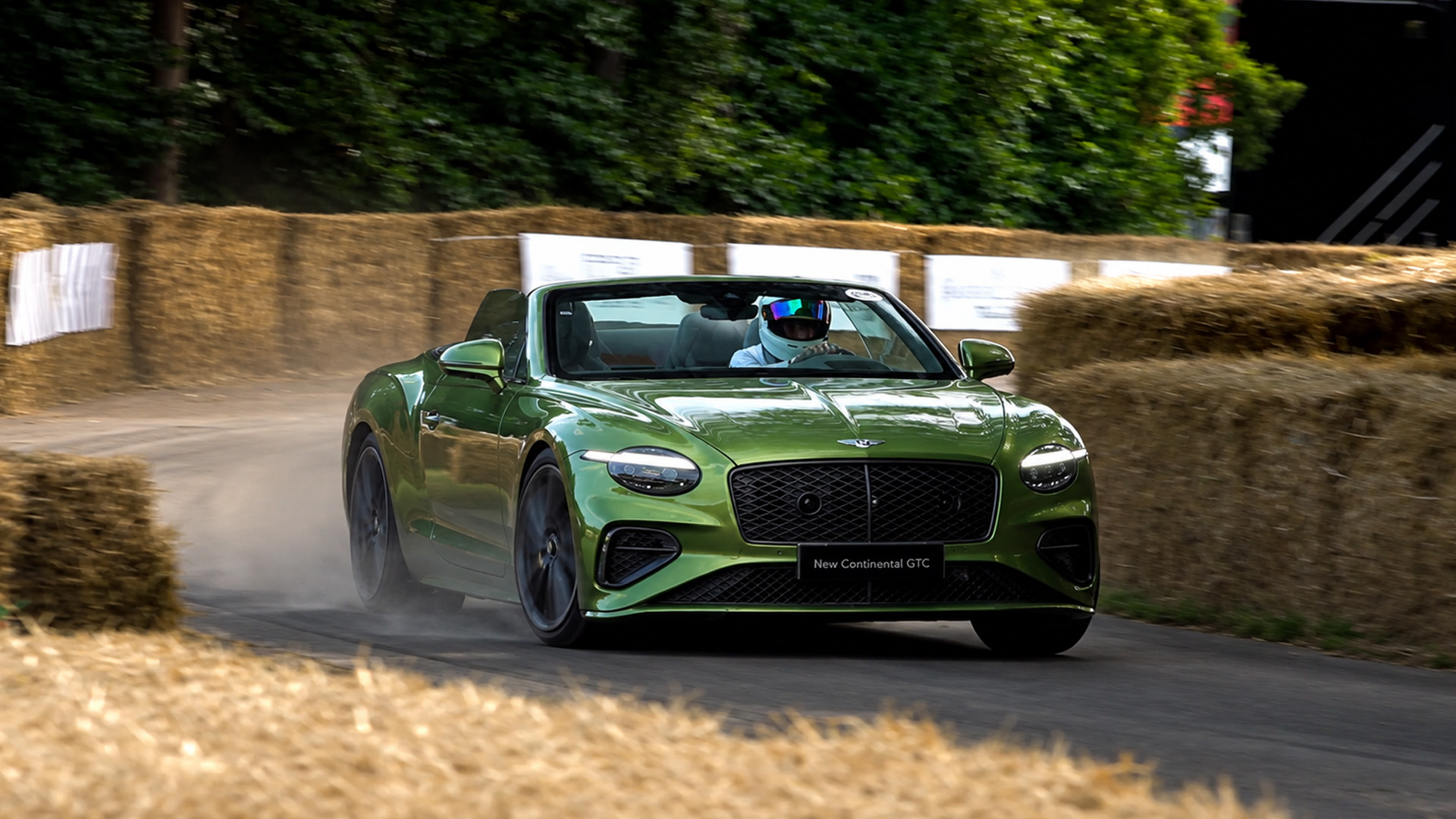 Bentley Continental GTC brings luxury speed to hillclimb