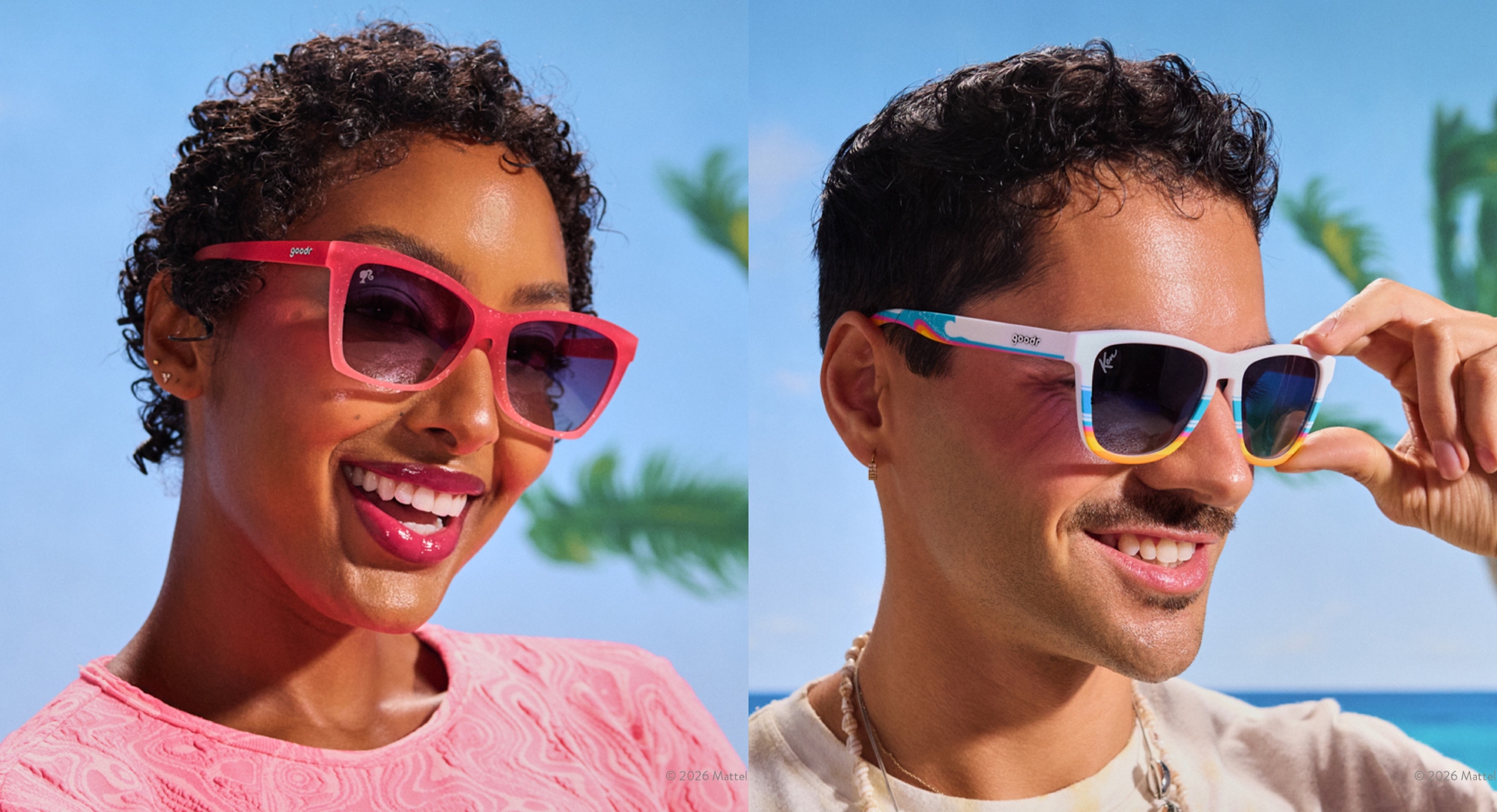 Goodr partners with Mattel's Barbie and Ken for sunglasses collection